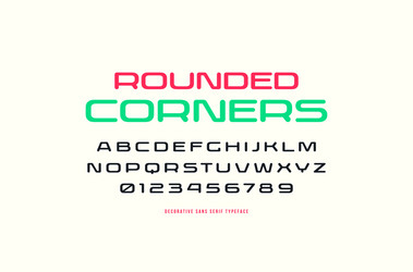 Rounded Font Vector Images (over 110,000)