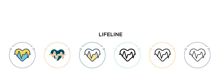 Heart Lifeline Healthcare Vector Images (27)