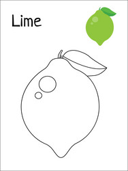 Spinach coloring pages for kids Royalty Free Vector Image