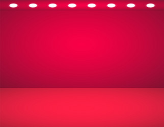 Studio background empty red Royalty Free Vector Image