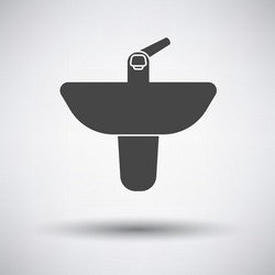 Wash basin icon concept for design Royalty Free Vector Image