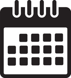 Calendar date notes business office event Vector Image