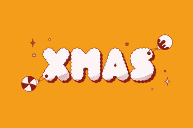 Cartoon xmas labels Royalty Free Vector Image - VectorStock