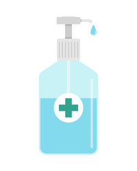 Hand sanitizer pump bottle sign Royalty Free Vector Image