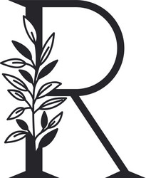 Letter R Leaves Vector Images (over 640)