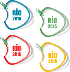 Rio Olympics Brochures with Abstract Background Vector Images (89)