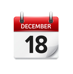 Calendar showing month and day Royalty Free Vector Image