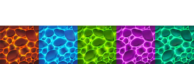 Textures of lava magma and stones Royalty Free Vector Image