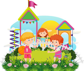 Basketball Playground Vector Images (over 2,300)