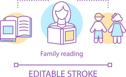 Family Reading Together Vector Images (over 1,900)