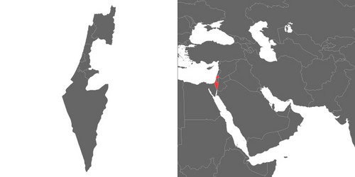 Israeli Map Vector Images (over 620)