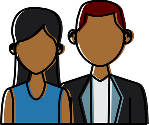 Contact avatar symbol Royalty Free Vector Image