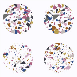 Abstract geometric natural elements leaves Vector Image