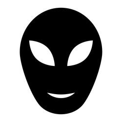 Faces alien Royalty Free Vector Image - VectorStock