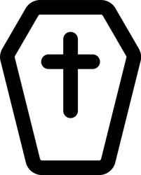 Coffin Outline Casket Vector Images (over 1,600)