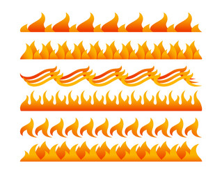 Water waves design elements set Royalty Free Vector Image