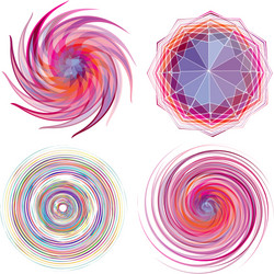 Color spiral Royalty Free Vector Image - VectorStock
