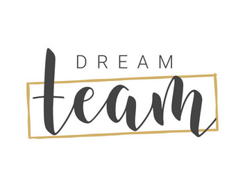 Dream Team Handwritten Vector Images (35)