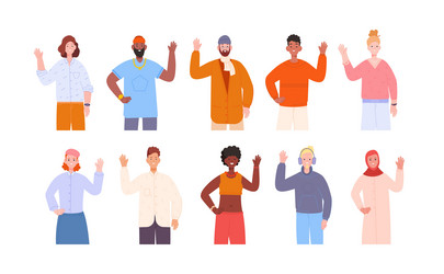 Say Hi Cartoon Vector Images (over 1,100)