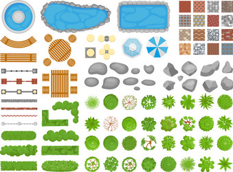 Flower Garden Top View