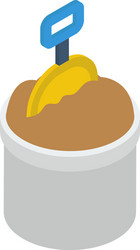 Digging trowel Royalty Free Vector Image - VectorStock
