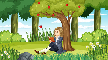 Isaac Newton Cartoon Vector Images (over 100)