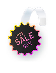 Wobblers supermarket promotional isolated Vector Image