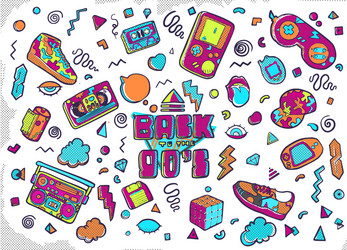 Back to the 90s Vector Images (over 340)