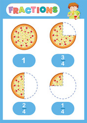 Pizza Fractions Vector Images (over 100)