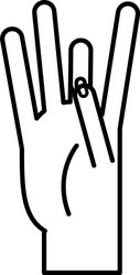 Sign Language Number 8 Vector Images (over 130)