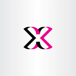 2x logo icon x2 text letter double faster Vector Image