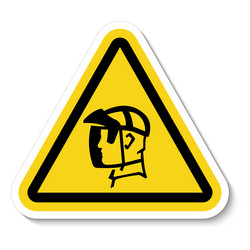 Face shield occupational safety and health Vector Image