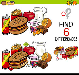 Find the Difference Food Vector Images (over 520)