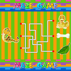 Cute cobra snake cartoon Royalty Free Vector Image