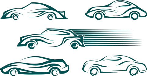 Modern crowns Royalty Free Vector Image - VectorStock