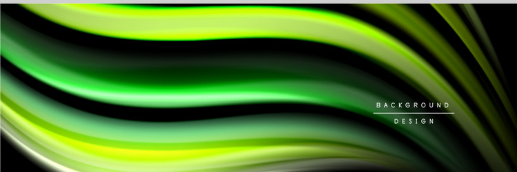 Silk and smooth flow wave poster design color Vector Image