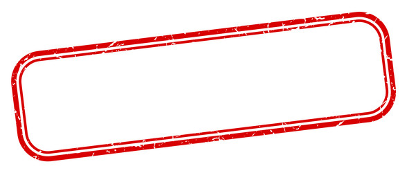 Blank stamp rectangular on white Royalty Free Vector Image