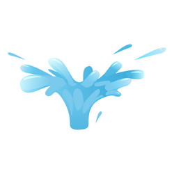 Splash liquid water splutter Royalty Free Vector Image