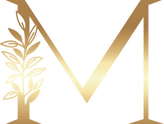 Letter alphabet golden color Royalty Free Vector Image