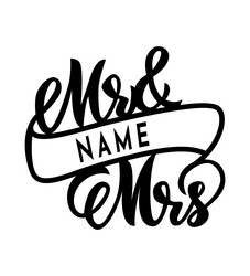 Mr and Mrs Font Vector Images (over 1,600)