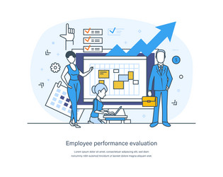 Performance Evaluation Clipart