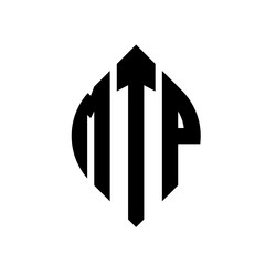 Mtp logo letter letter logo design Royalty Free Vector Image