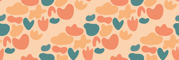 Abstract background with overlapping organic Vector Image