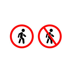 Do not use ladder no ladders prohibition sign Vector Image