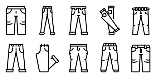 Jeans Outline Vector Images (over 5,800)
