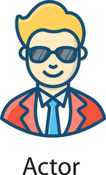 Actor Royalty Free Vector Image - VectorStock