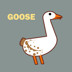 Goose Flashcard Vector Images (33)