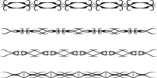 Simple square black border Royalty Free Vector Image