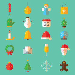 Christmas design elements set Royalty Free Vector Image