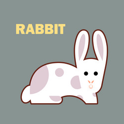 Rabbit Flashcard Vector Images (over 160)